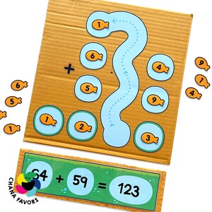 Fishy Math Challenge: Carryover Addition Quest (printable PDF) - Etsy