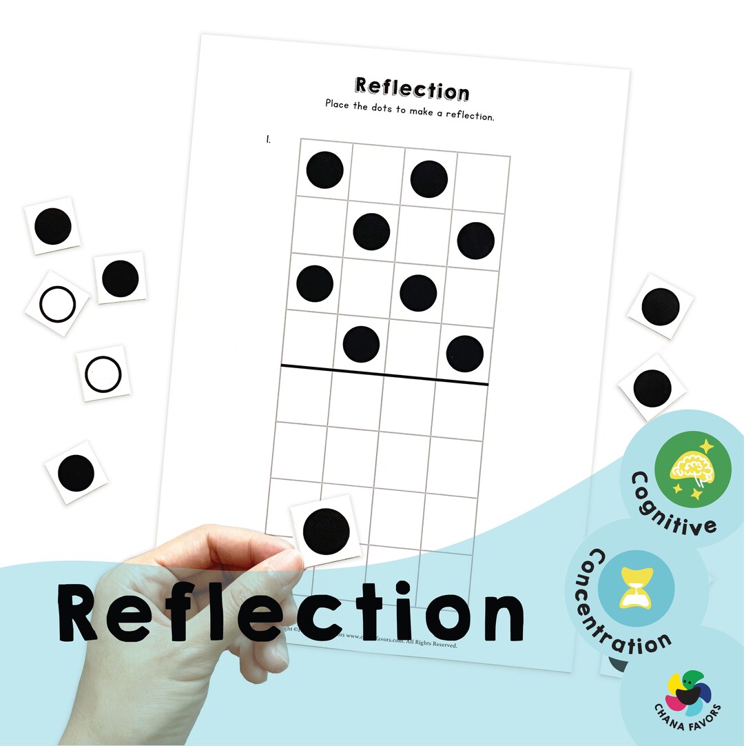 Reflection Brain Game: Mirror Image Visual Puzzle (PDF Download) - Etsy