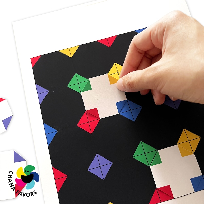 Color Square Puzzles printable Brain Exercises to Stimulate - Etsy