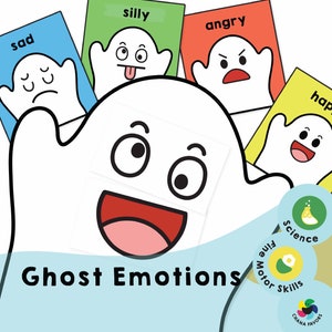 Ghost Emotions Printable: Kids' Activity for Emotional Awareness (PDF ...