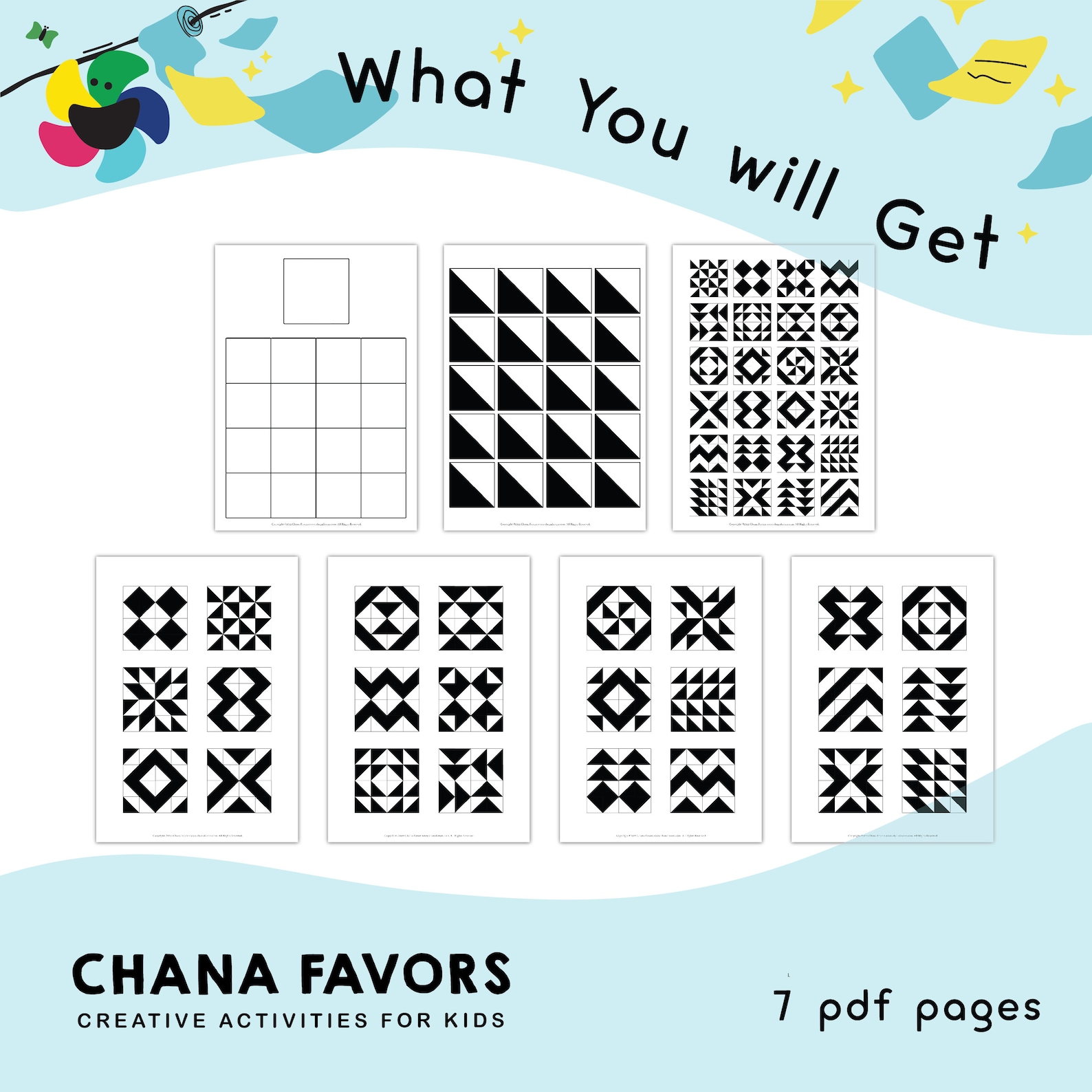 Geometry Puzzles: Brain Activity Game (printable PDF) - Etsy