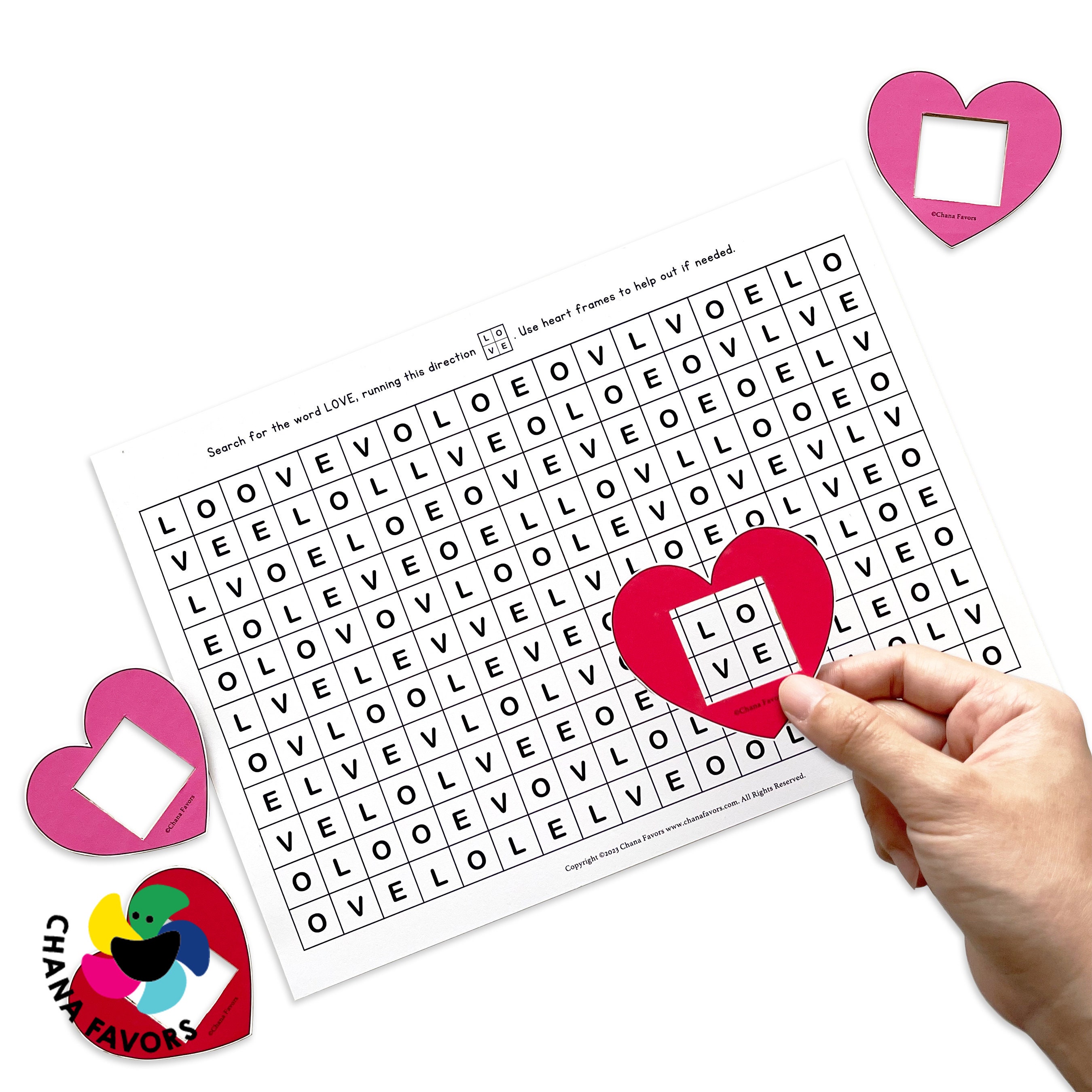 Love Search Printable Word Search Game to Encourage Players to ...