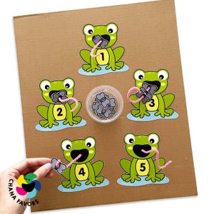 Frog and Bug Counting Game: Homeschool Math Activity (printable PDF) - Etsy
