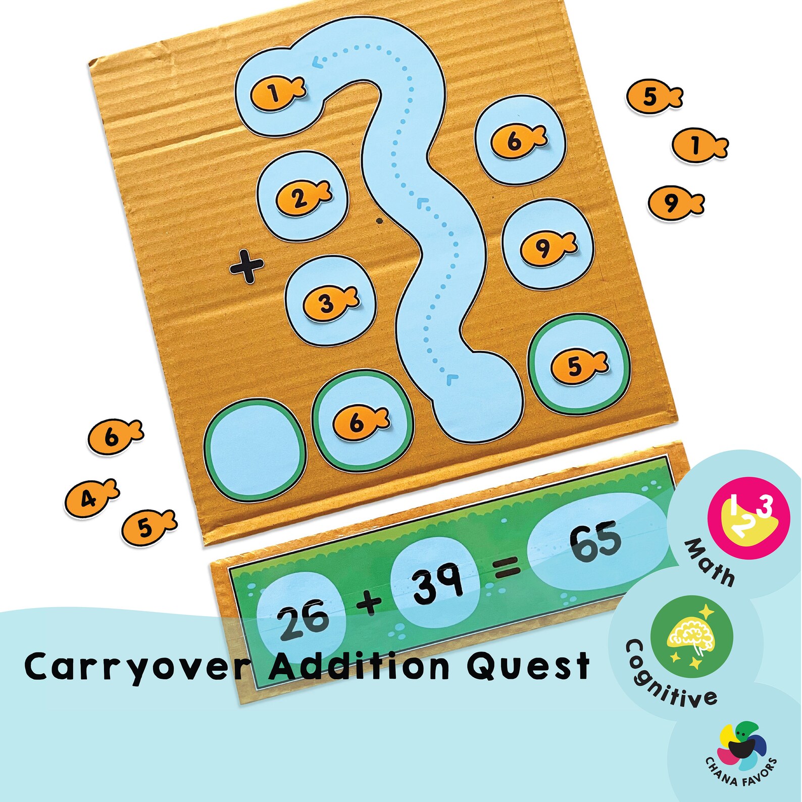 Fishy Math Challenge: Carryover Addition Quest (printable PDF) - Etsy