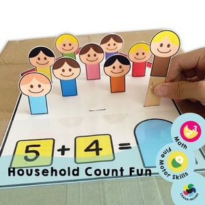 Household Count Fun Develop Math Skills With Interactive Learning ...