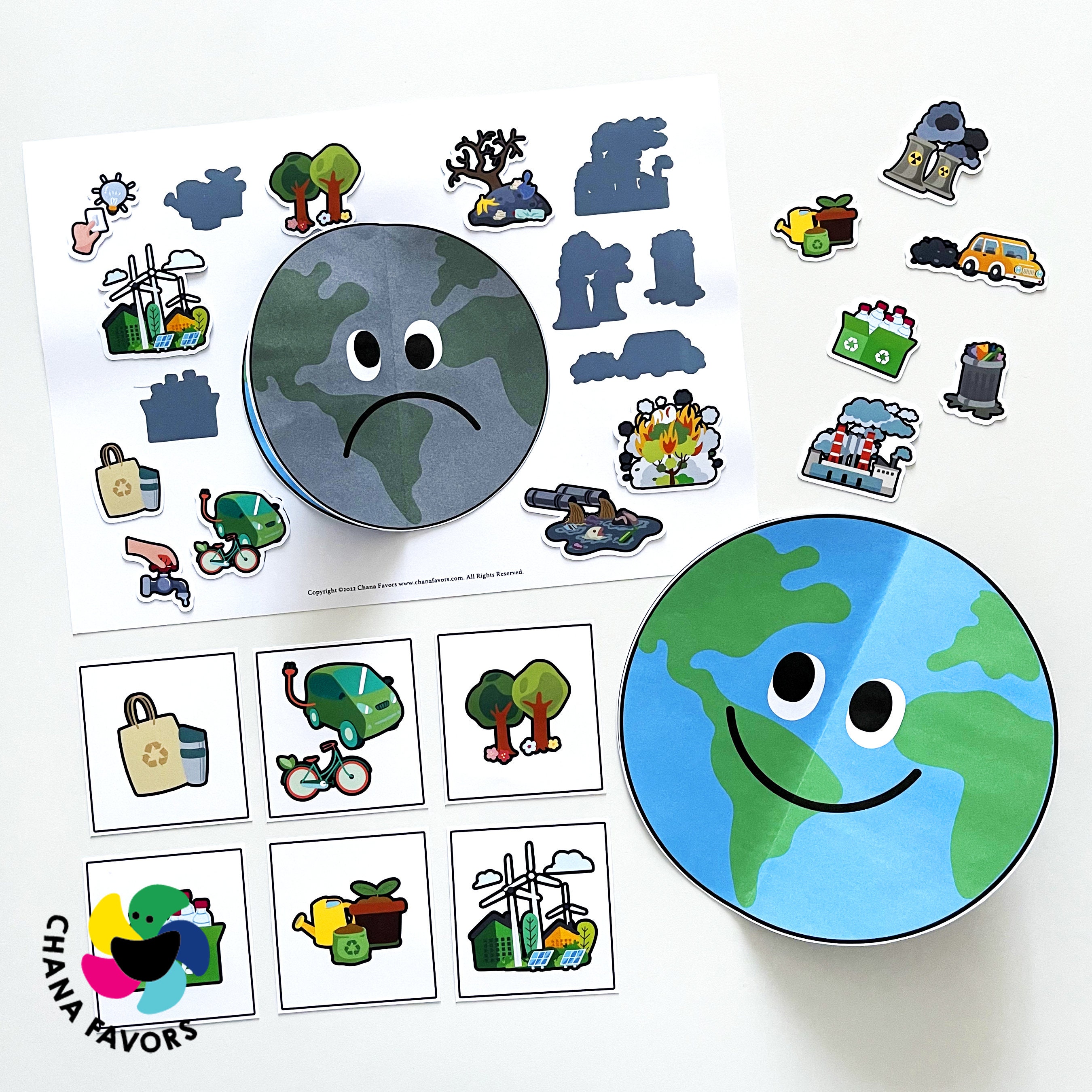 Save Our Planet Activity: Vocabulary & Impact Matching Game (digital ...