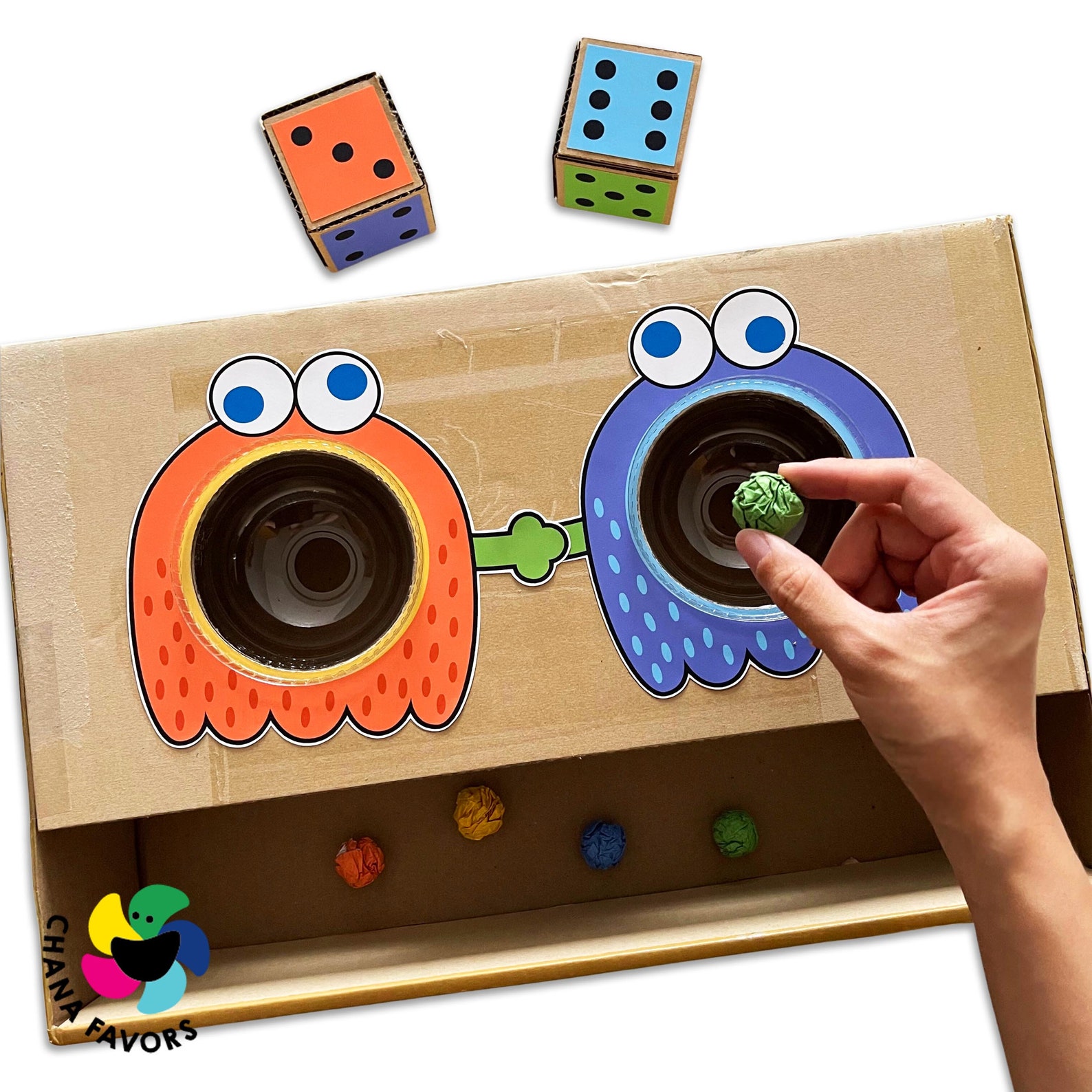 Monster Math Game: Fun Printable for Kids (PDF Download) - Etsy