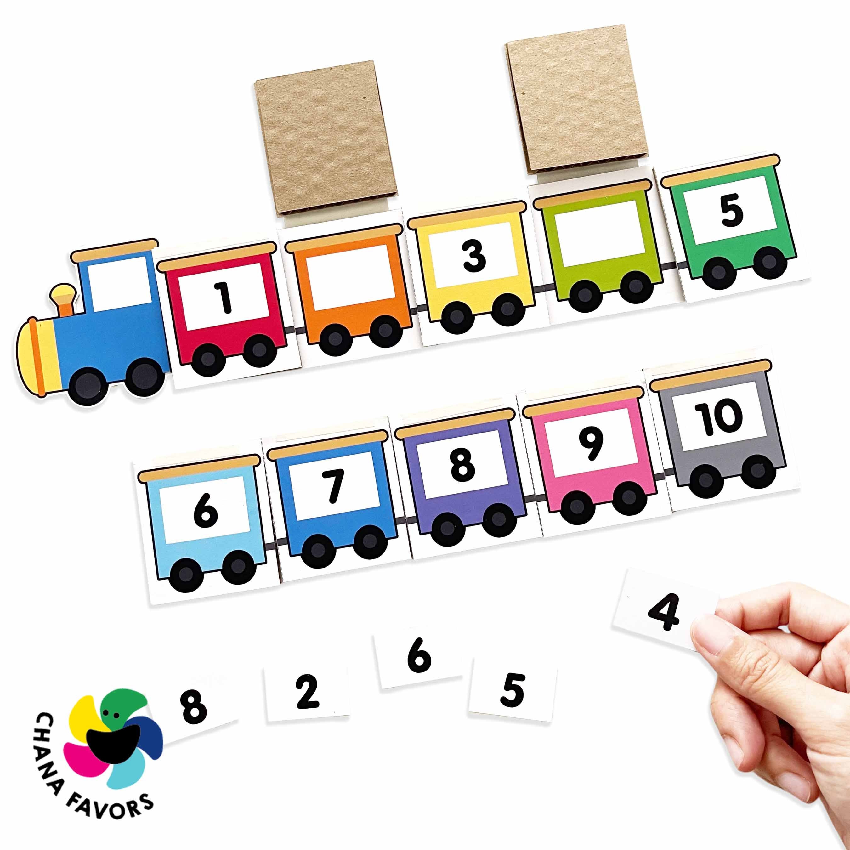 Number Train Express: Printable Number Sequencing Activity (PDF) - Etsy
