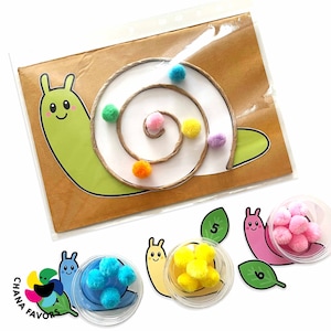 Snail Color Challenge - Printable PDF - Download Only - Fine Motor Fun ...