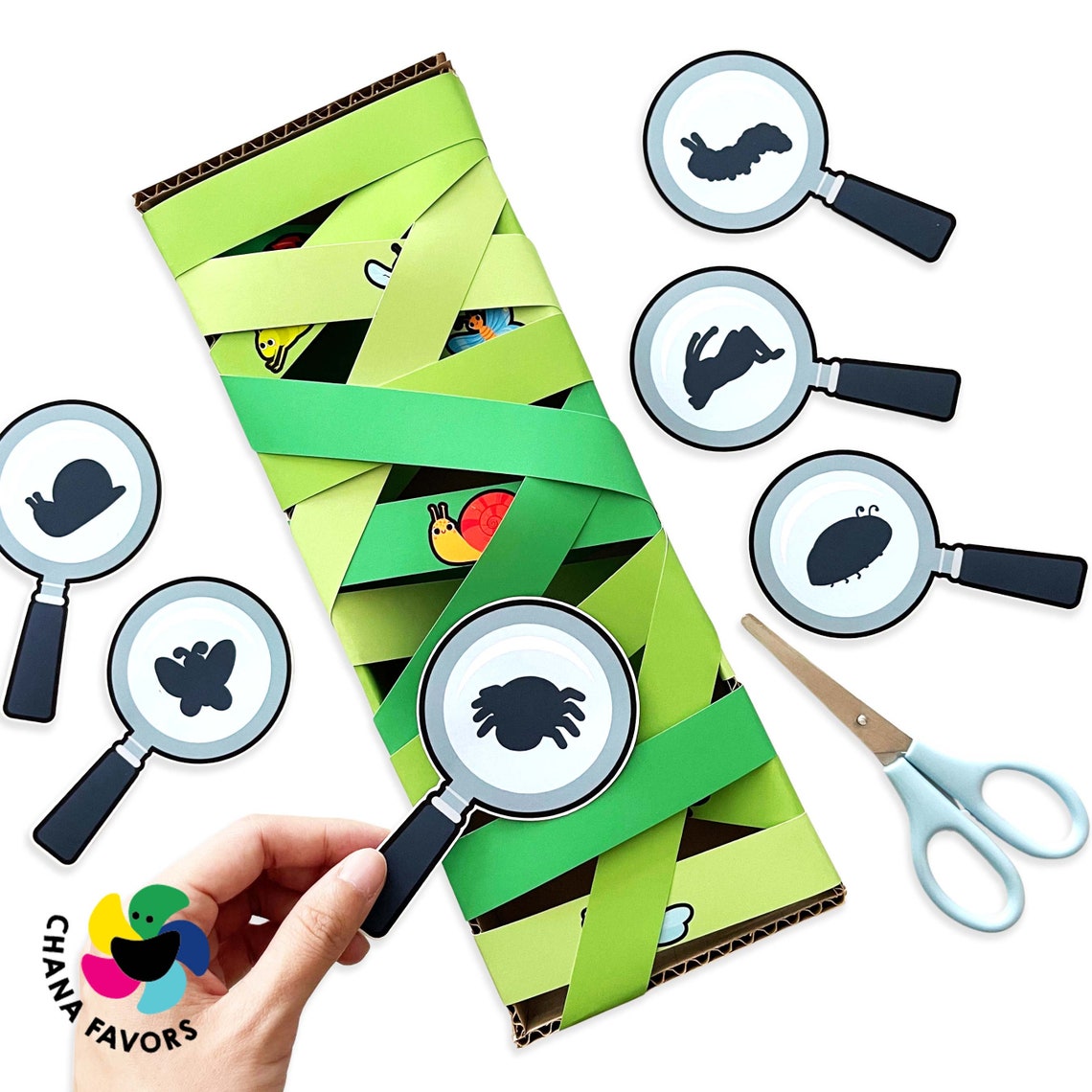 Bug Shadow Match Game: Fine Motor Skills Printable (PDF) - Etsy UK