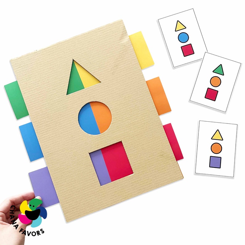 Shape Color Match Printable Fun Learning of Shapes and Colors Boost ...