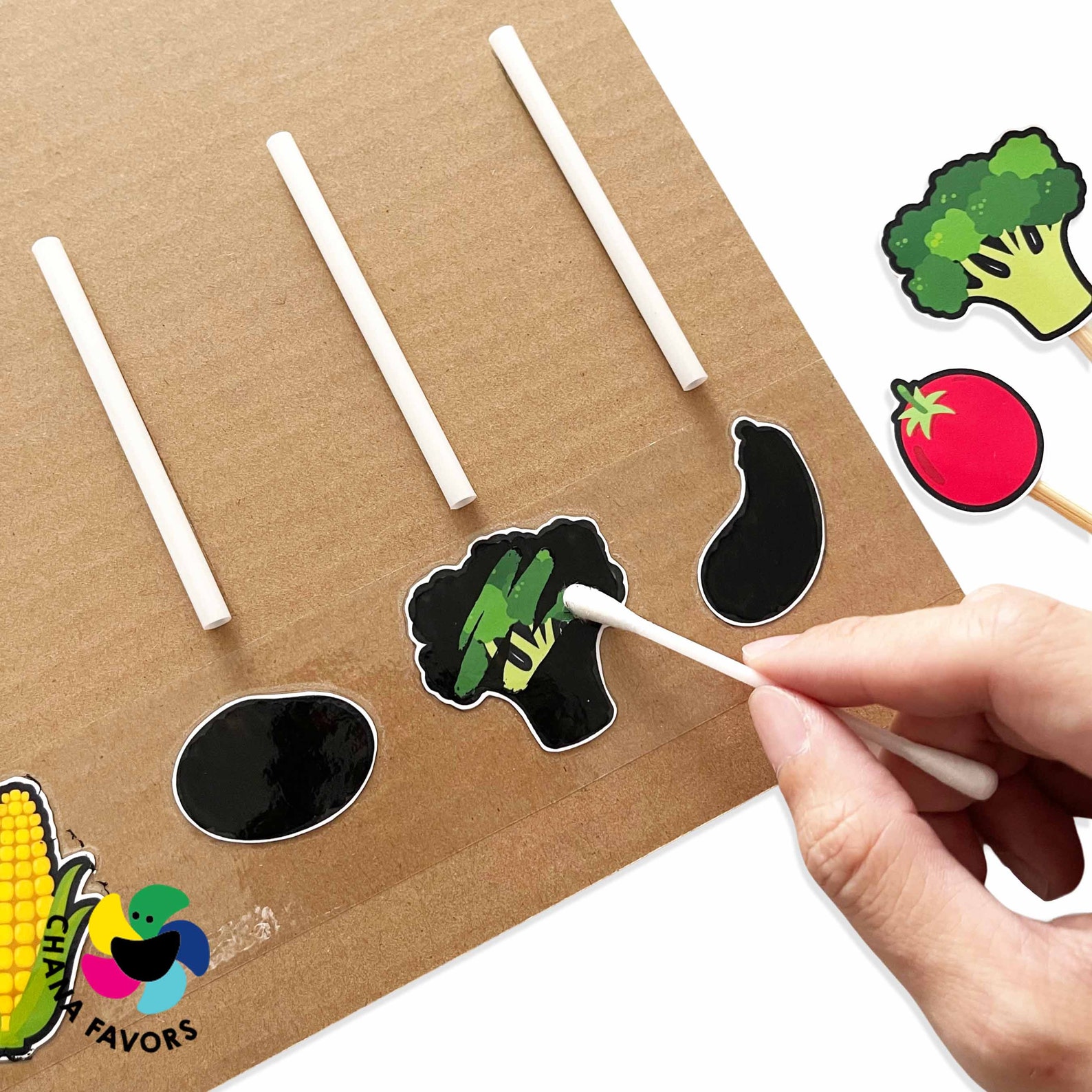 Fruit & Veggie Match Printable Educational Learning Game for Kids ...