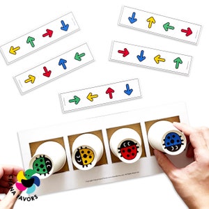 Directional Ladybugs Game: Spatial Reasoning Activity (printable PDF ...