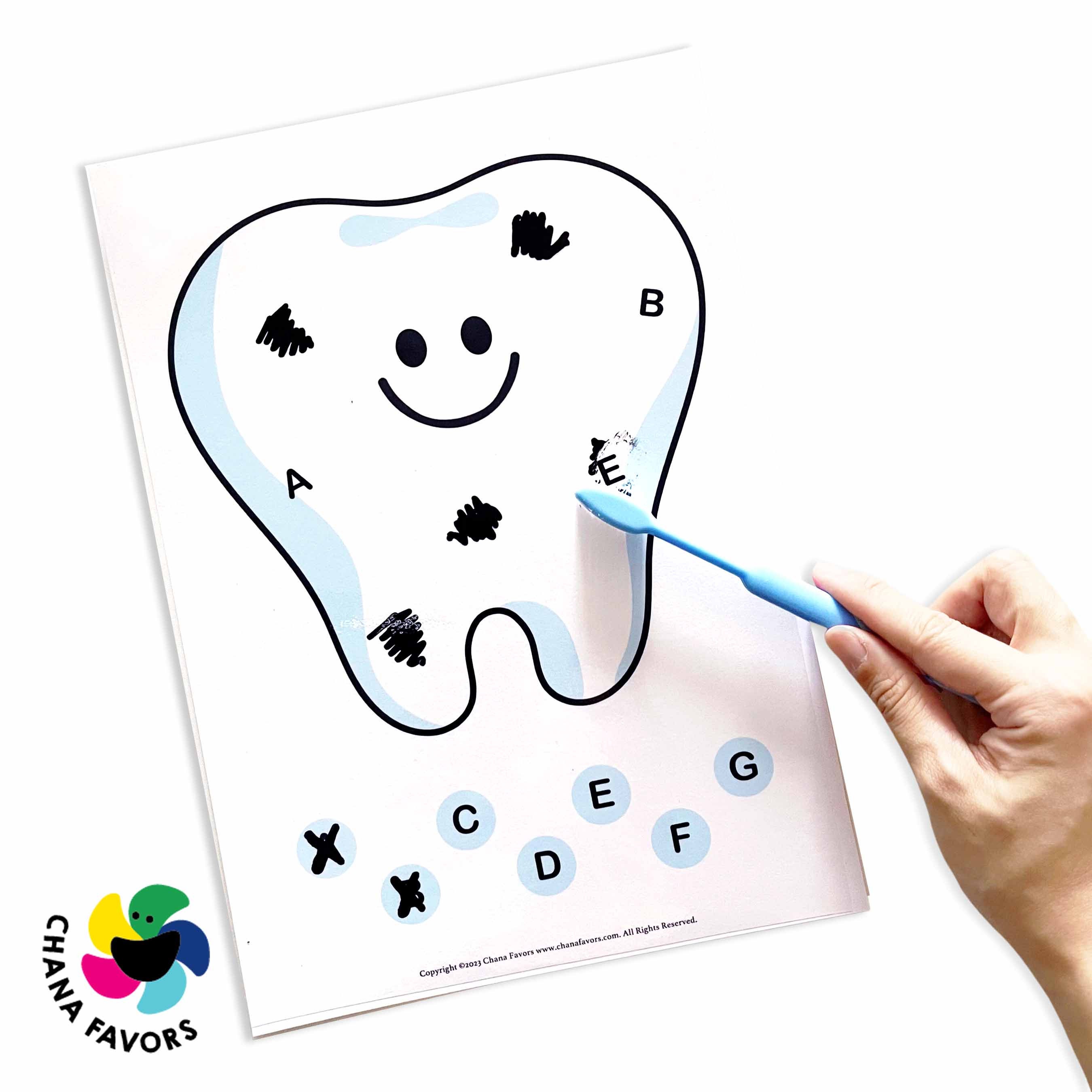 Tooth Alphabet Game: Letter Recognition, Preschool Printable (PDF ...
