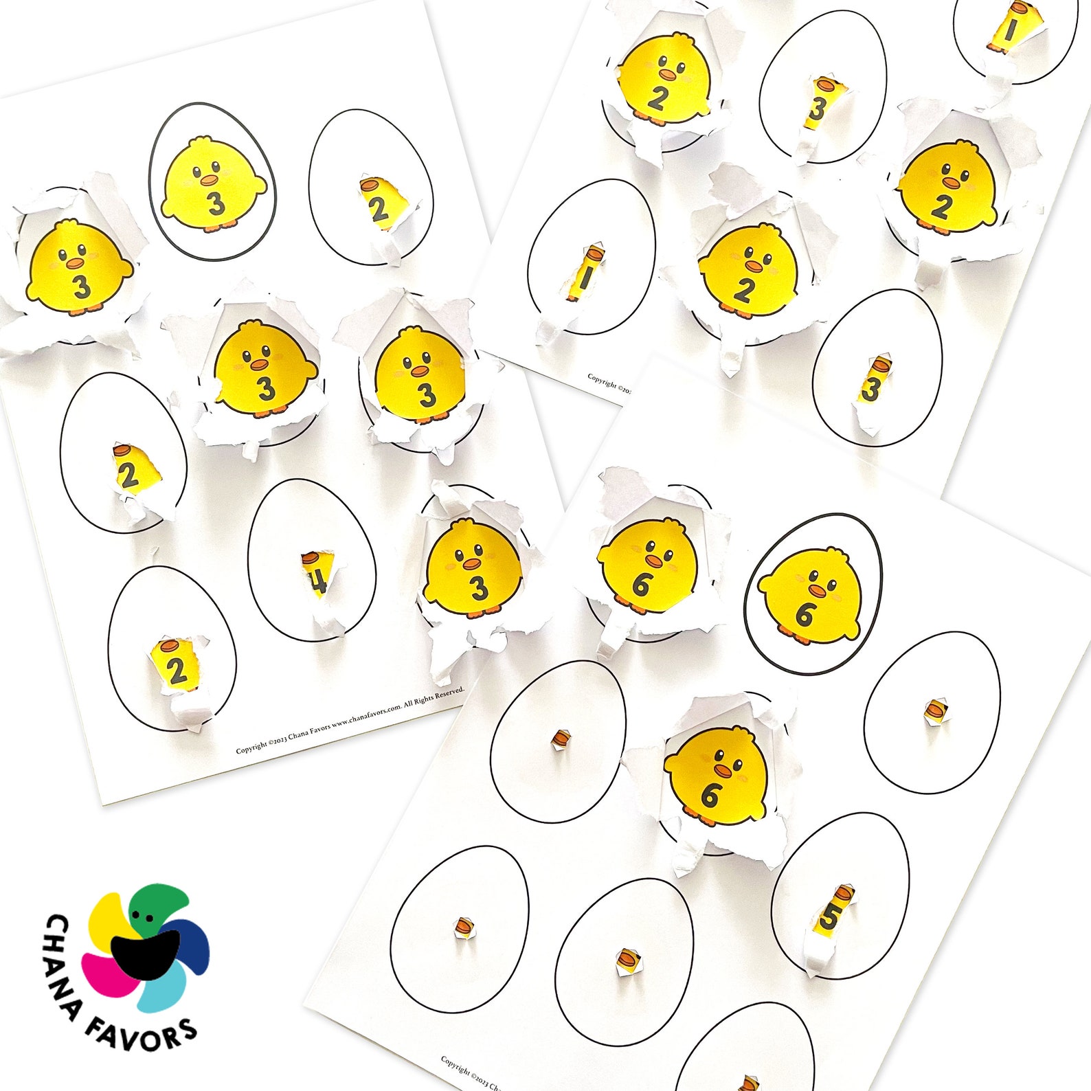 Eggshell Number Game: Kids' Number Recognition Activity (printable PDF ...