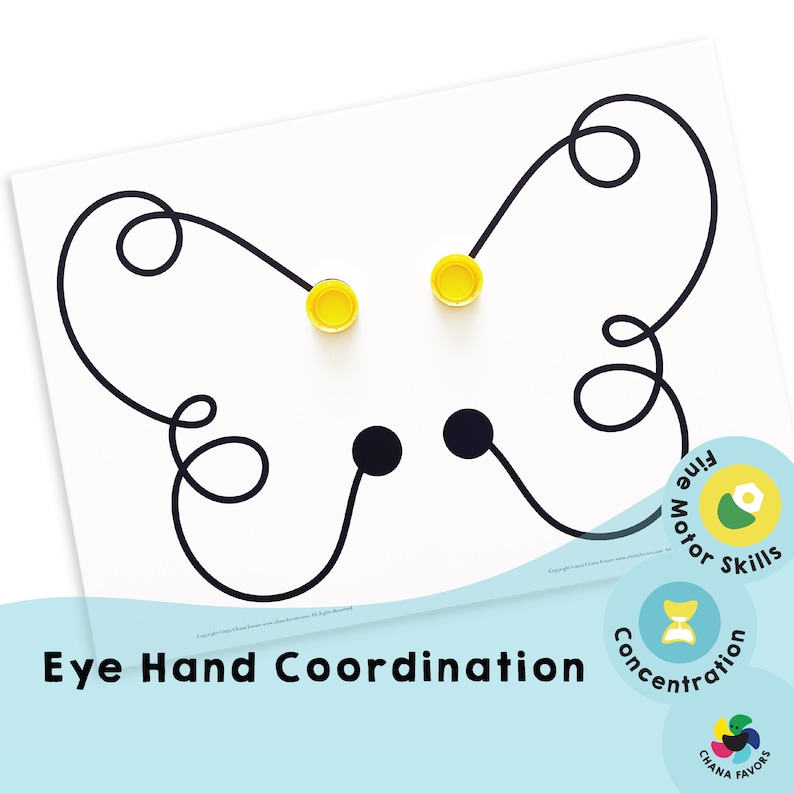 Hand-eye Coordination Printable Family Games to Exercise - Etsy