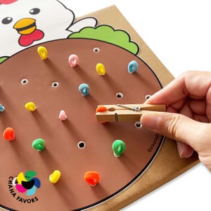 Feed the Chickens - Printable PDF - Download Only - Matching Game ...