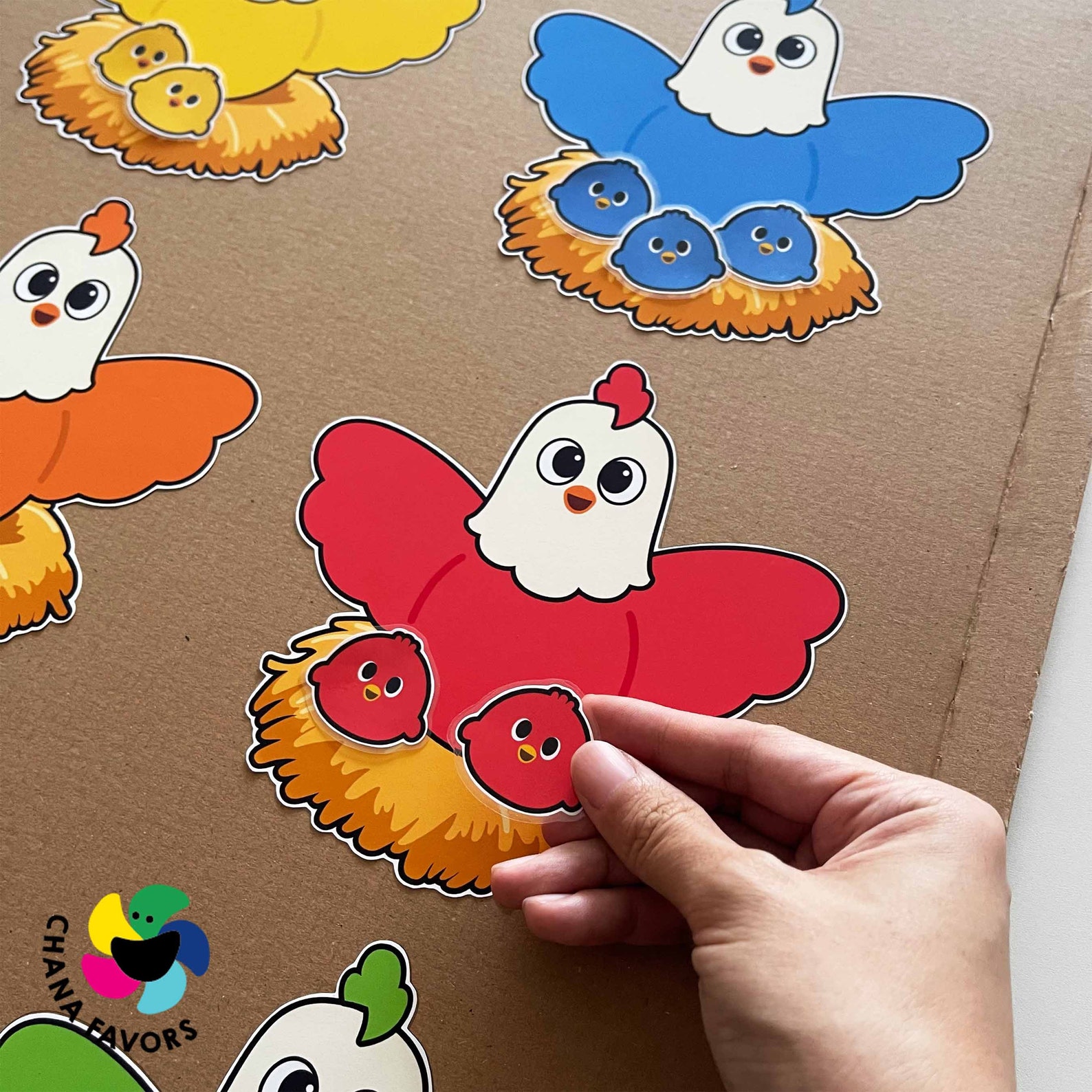 Chick Matching Game: Educational Kids Activity (printable PDF) - Etsy