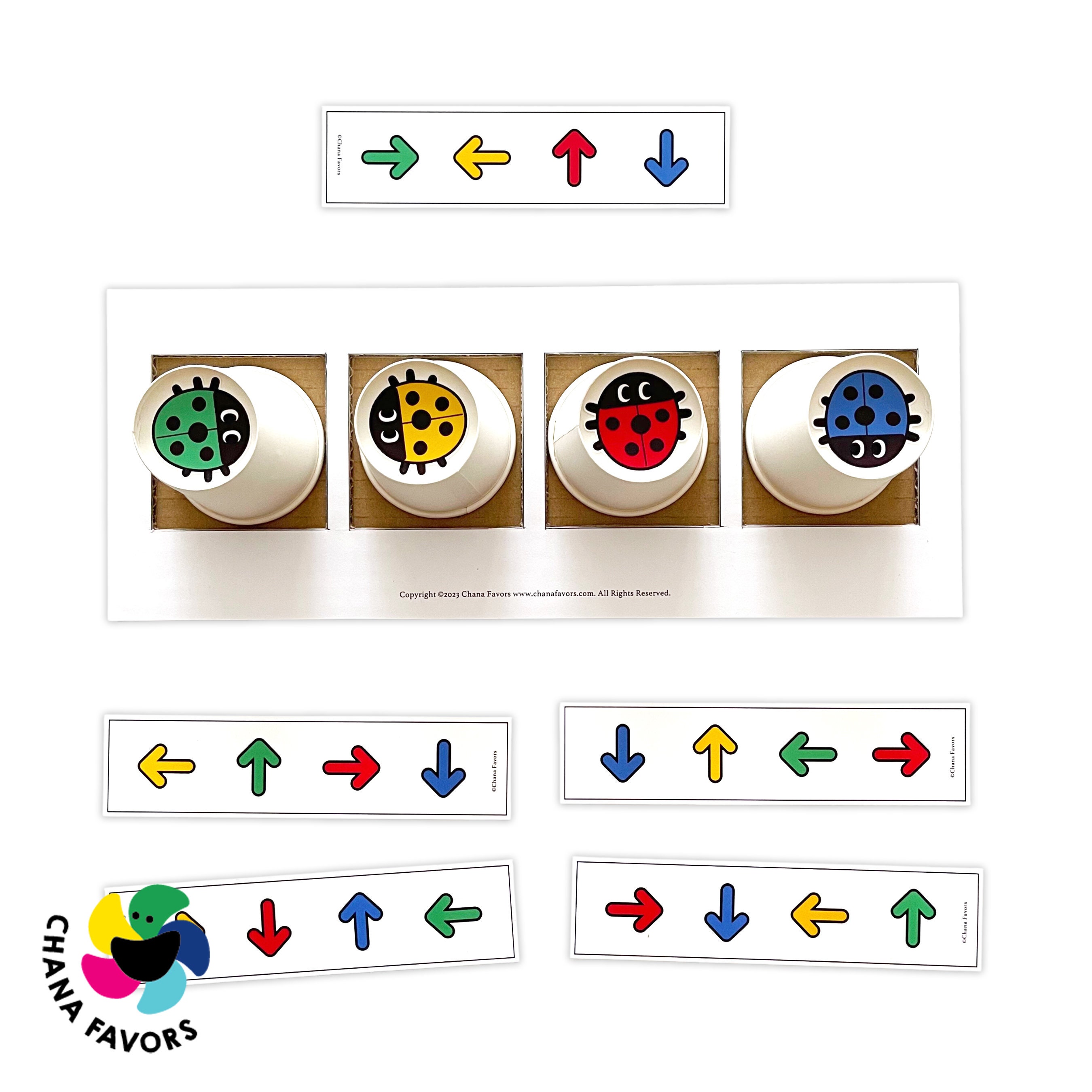 Directional Ladybugs Game: Spatial Reasoning Activity (printable PDF ...