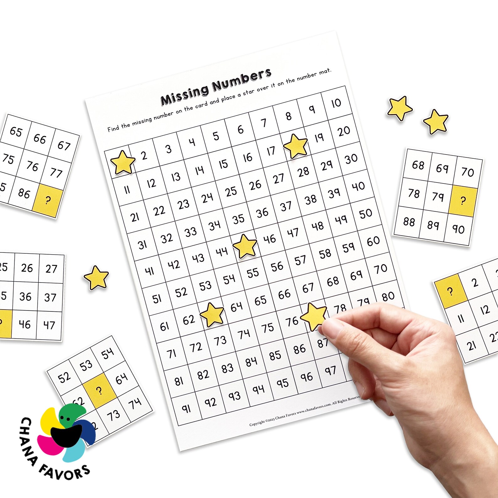 Missing Numbers printable Brain Games for All Ages. Find the Missing ...