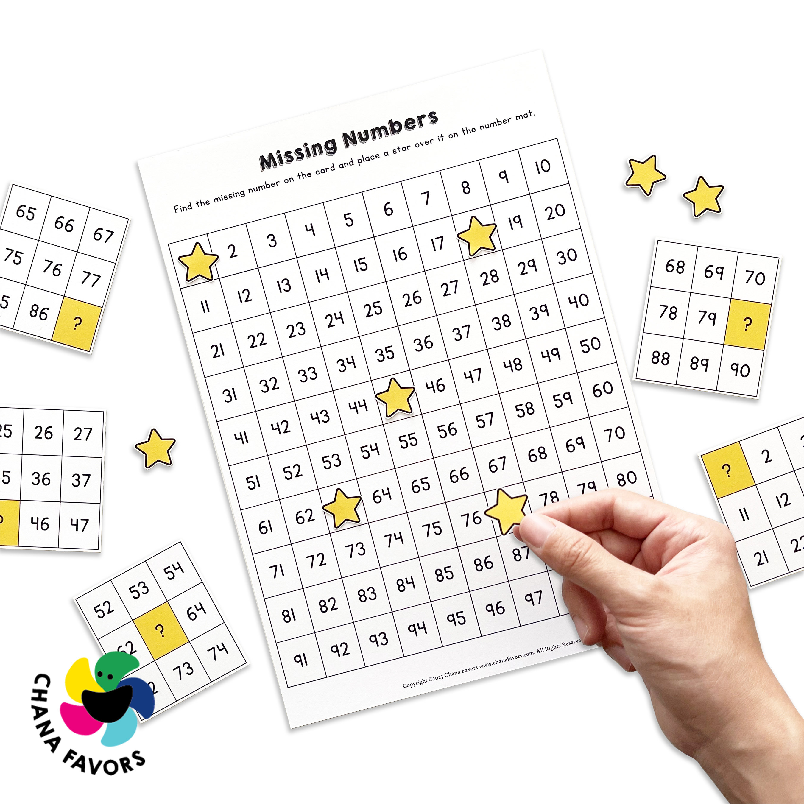 Missing Numbers printable Brain Games for All Ages. Find the Missing ...