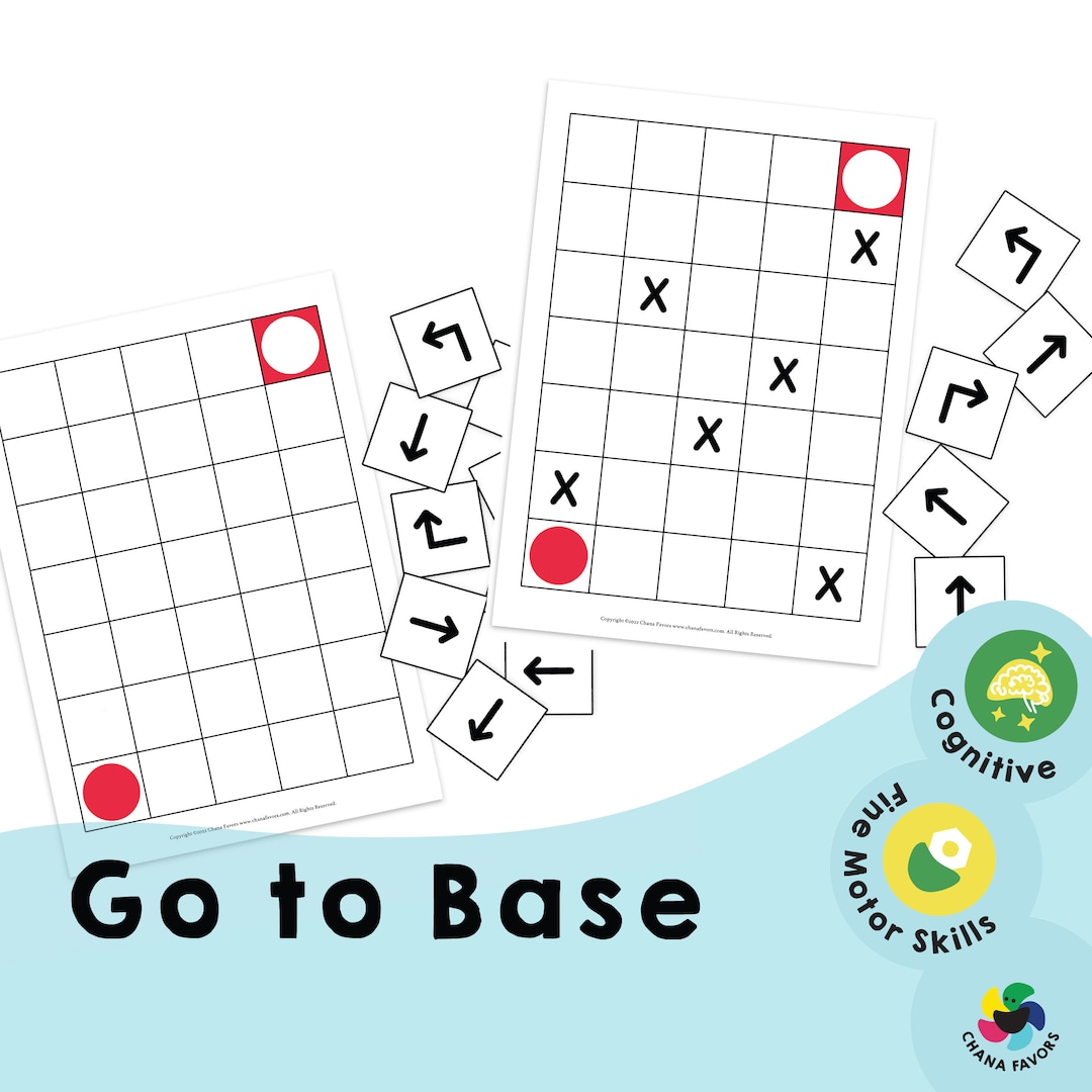 Go to Base Printable Kids Games to Encourage Your Child to - Etsy
