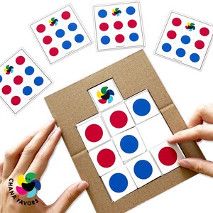 Dot Pattern Puzzle - Printable PDF - Download Only - Stimulates the ...