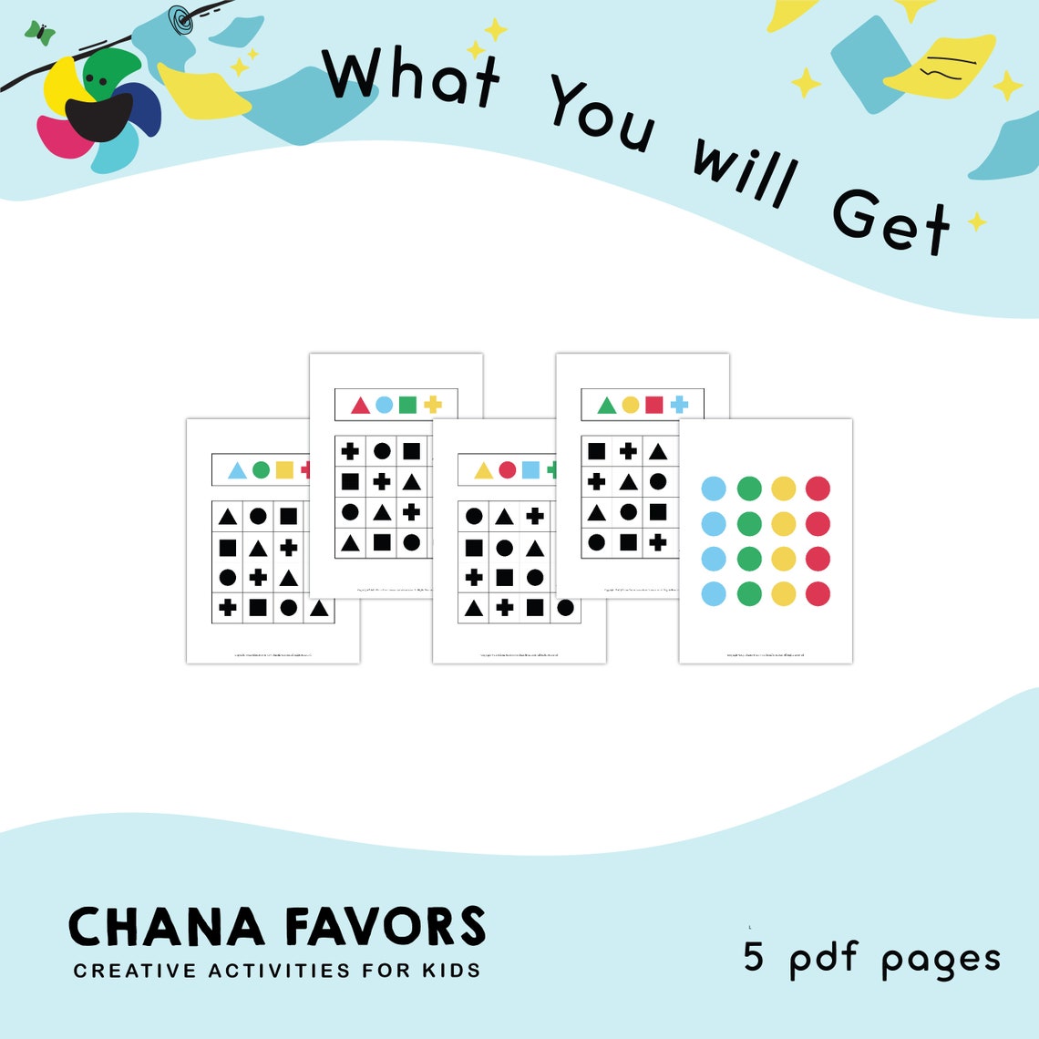 Shape Color Decode Printable: Fun Educational Game Enhances - Etsy