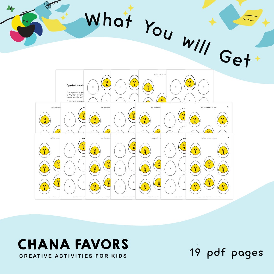 Eggshell Number Game: Kids' Number Recognition Activity (printable PDF ...