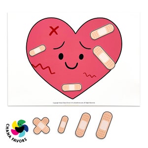 Mending Heart Printable PDF Kids Activity to Help Recognize Sadness and ...