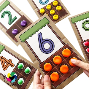 Fruit Stand Math: Fine Motor Skills Activity (printable PDF) - Etsy