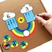 Rainbow Math Fun - Printable PDF - Download Only - Brighten up Addition ...