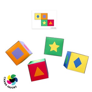 Shape Dice Games - Printable PDF - Download Only - Brain Game | Promote ...