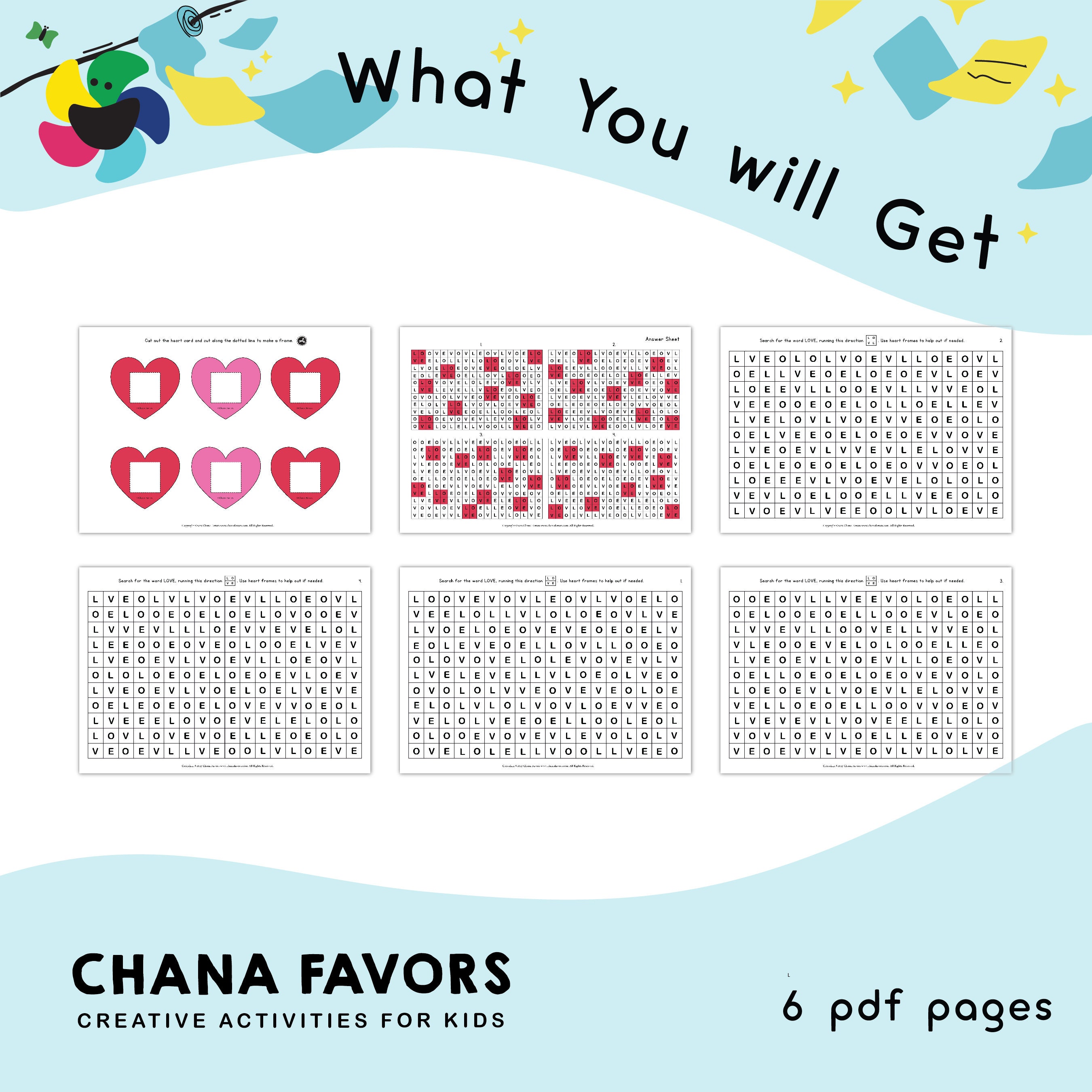 Love Search Printable Word Search Game to Encourage Players to ...