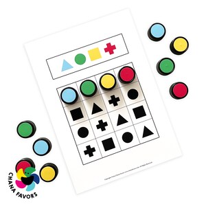 Shape Color Decode Printable: Fun Educational Game Enhances Visual ...