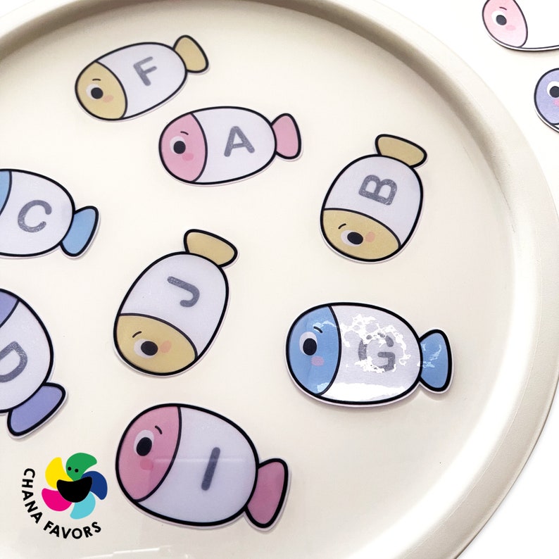 Fish Letter Hunt: Kids Alphabet Game (printable PDF) - Etsy
