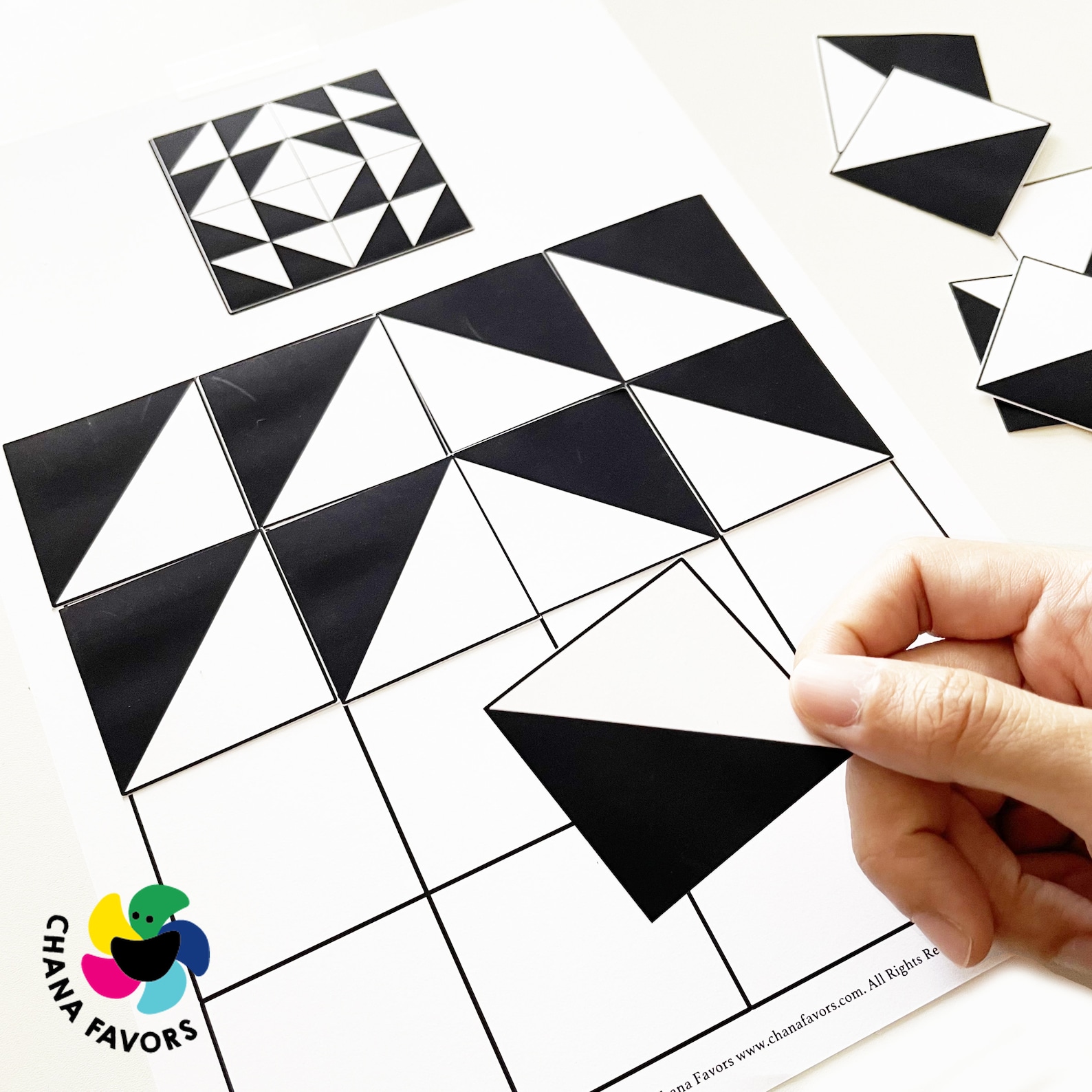 Geometry Puzzles: Brain Activity Game (printable PDF) - Etsy