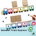 Number Train Express: Printable Number Sequencing Activity (PDF) - Etsy