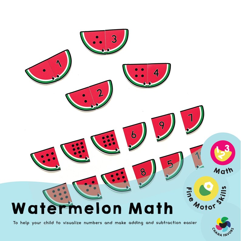 Watermelon Math printable Homeschool Resources to Help Your - Etsy