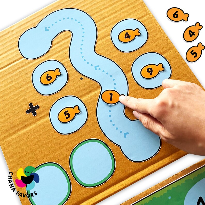 Fishy Math Challenge: Carryover Addition Quest (printable PDF) - Etsy