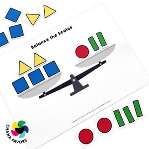 Balance the Scales Math Game: Printable Addition & Subtraction (PDF) - Etsy