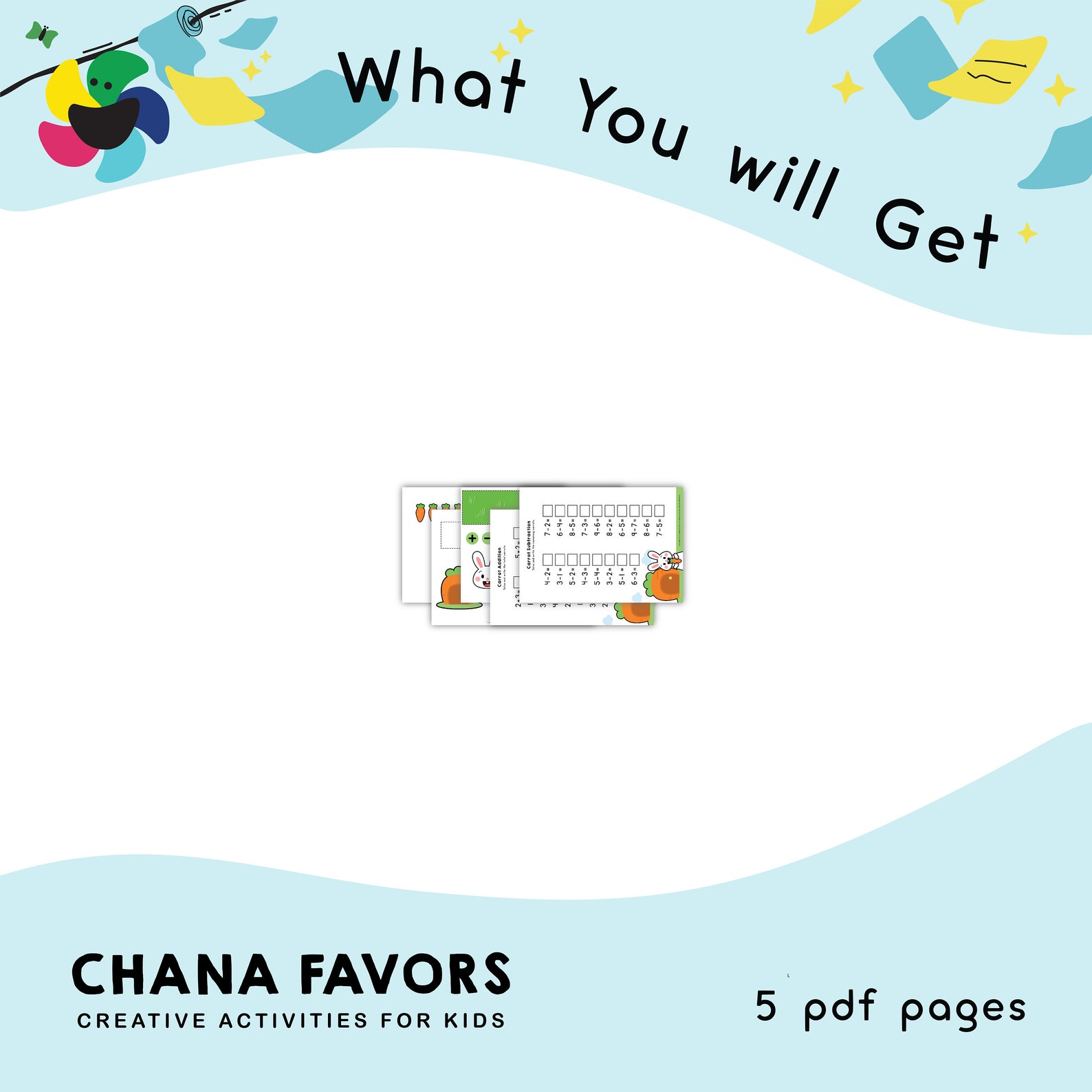 Rabbit Math Game: Printable Addition & Subtraction Activity (PDF) - Etsy