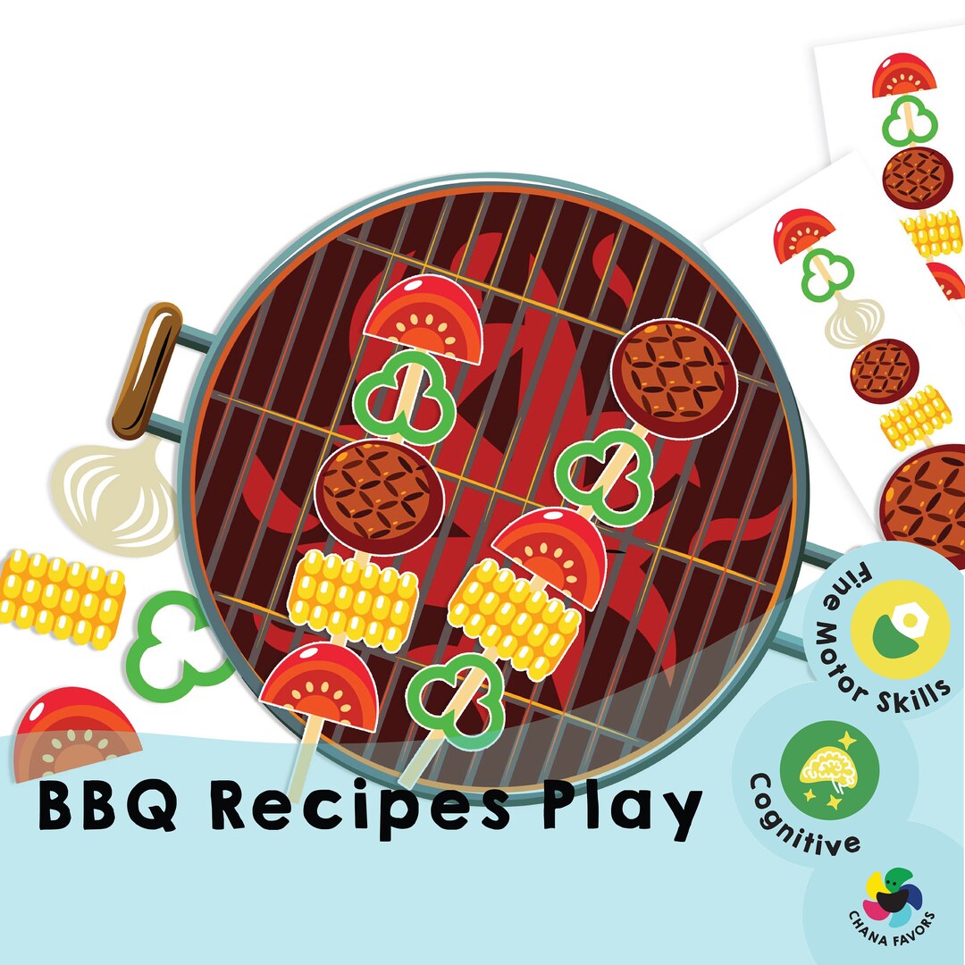 BBQ Recipes Play - Printable PDF - Download Only - Fun Game for Kids ...