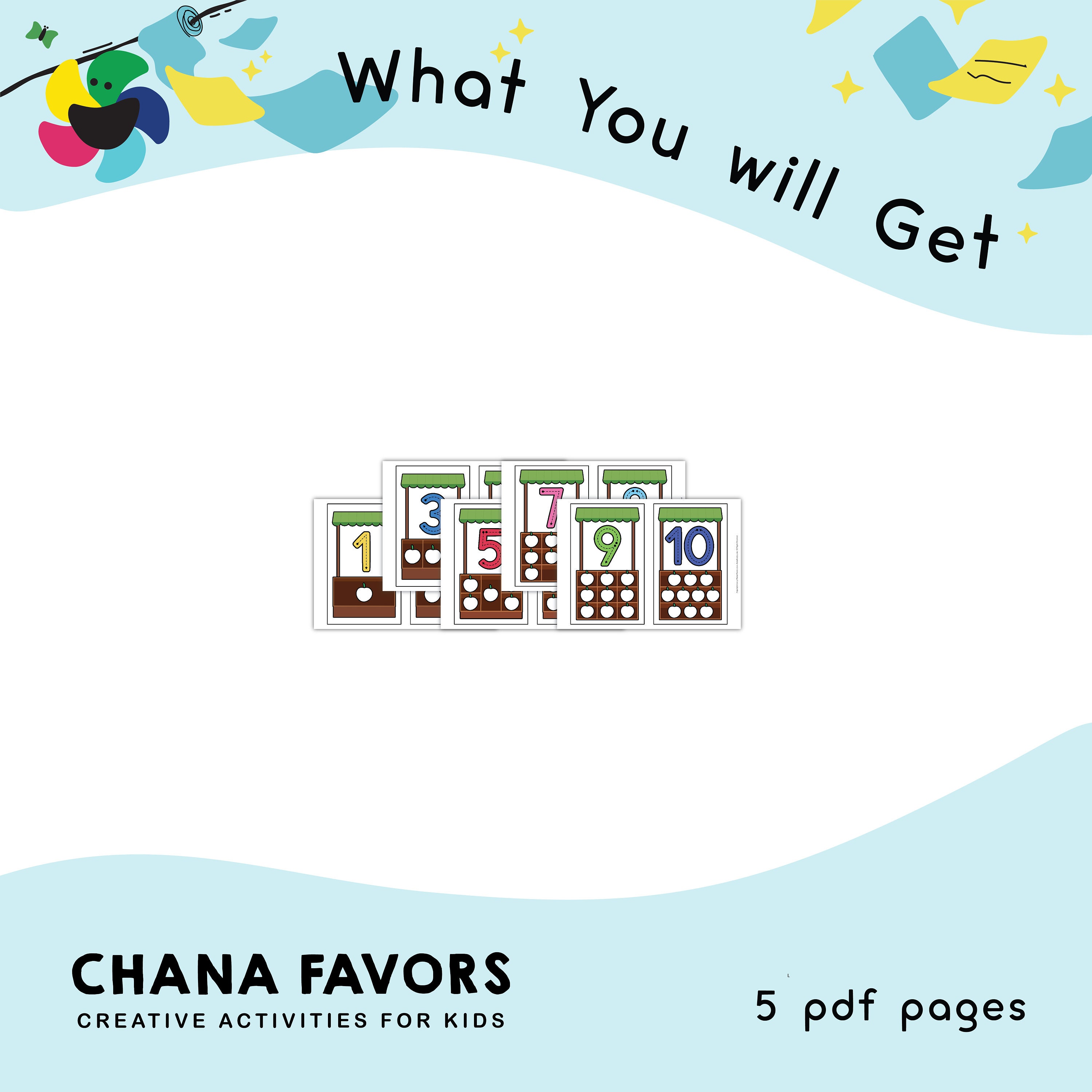 Fruit Stand Math: Fine Motor Skills Activity (printable PDF) - Etsy