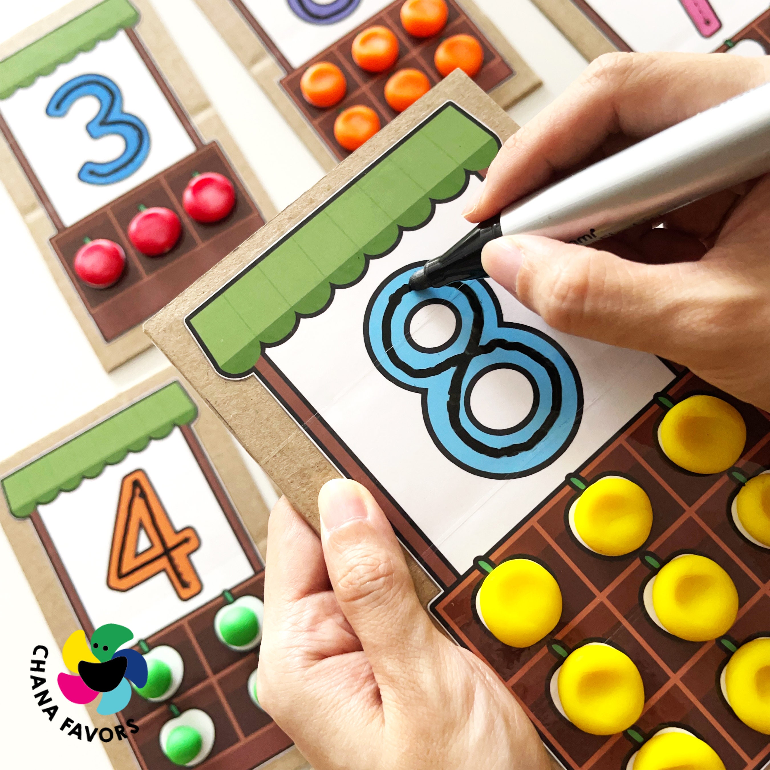 Fruit Stand Math: Fine Motor Skills Activity (printable PDF) - Etsy