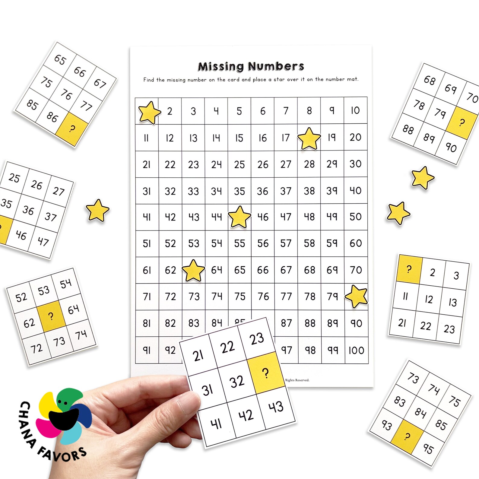 Missing Numbers printable Brain Games for All Ages. Find the Missing ...
