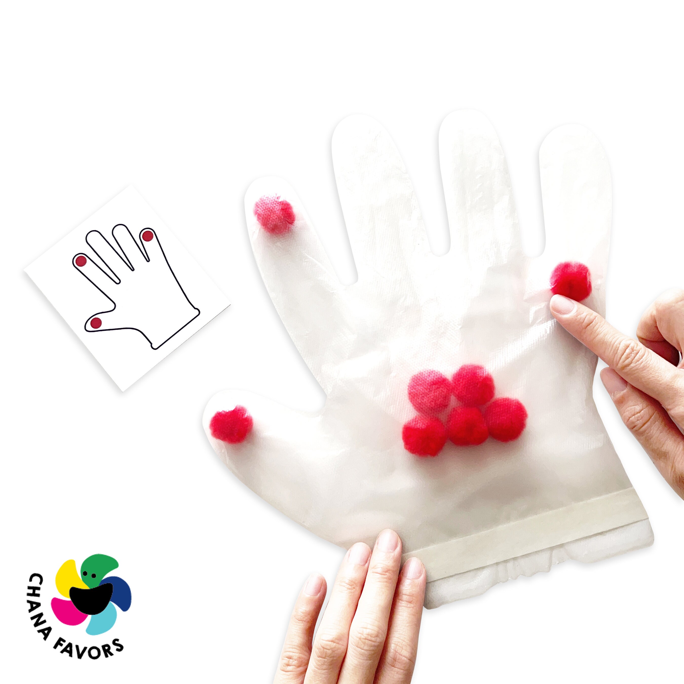 Pompom Fingers printable Brain Training Games That Trains the Player's ...