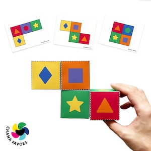Shape Dice Games - Printable PDF - Download Only - Brain Game | Promote ...