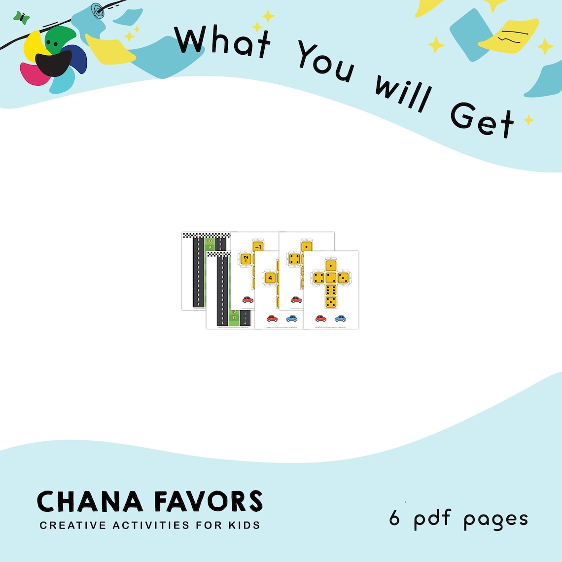 Racing Numbers Game: Math Learning With Dice (printable PDF) - Etsy