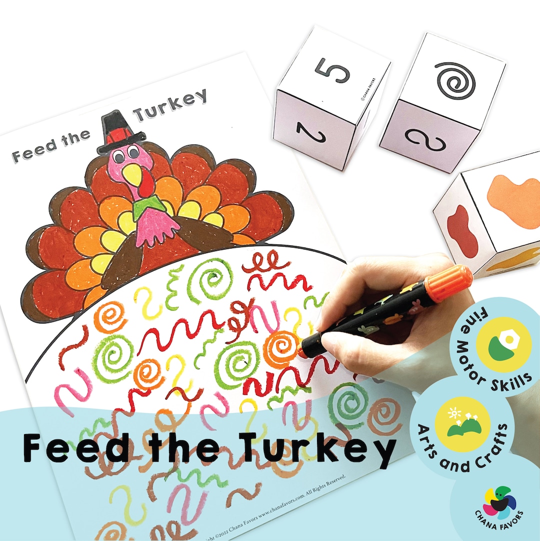 Feed the Turkey - Printable PDF - Download Only - Enjoy Feeding Turkey ...